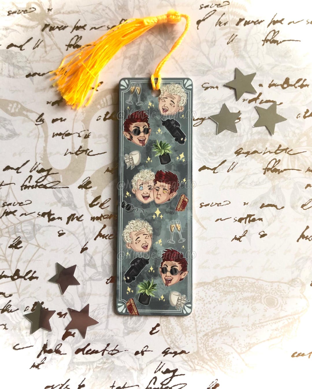 Ineffable Mini Bookmarks! Double Sided Aluminum Bookmarks for Reading ...