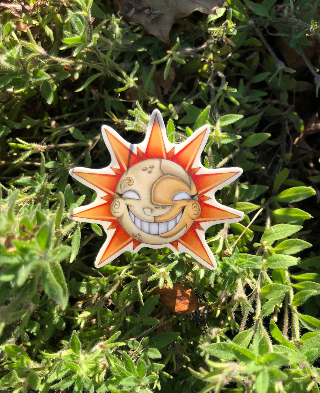Smiling Sun Sticker - Etsy