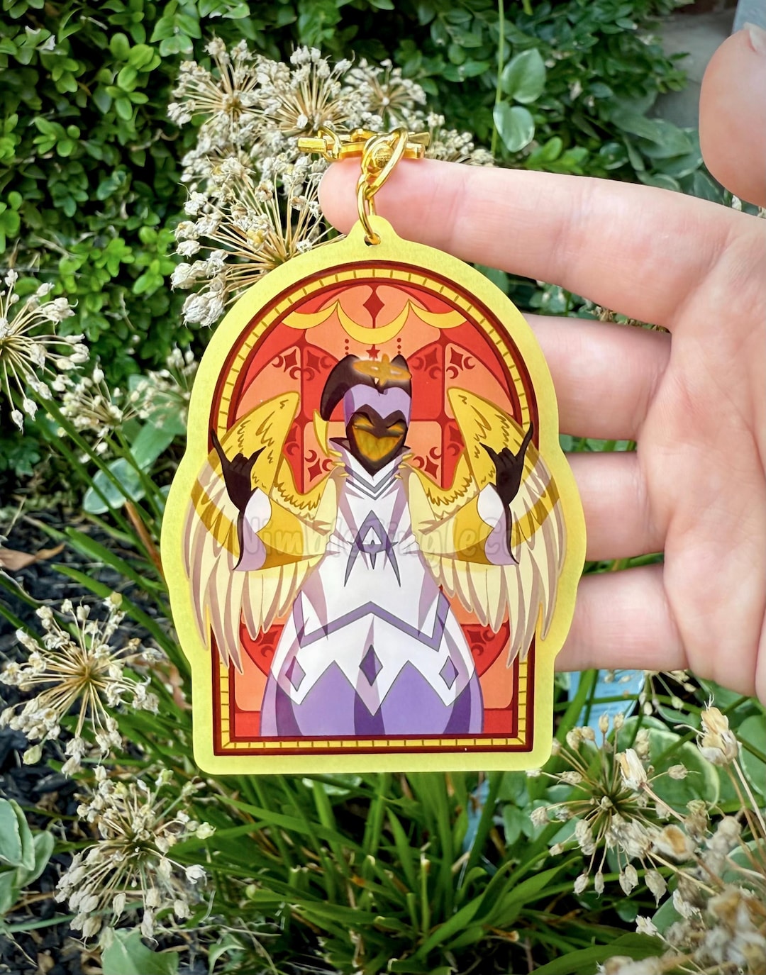 Adam Window Pane Glow-in-the-dark Keychain! 3.5 Inches! READ ...