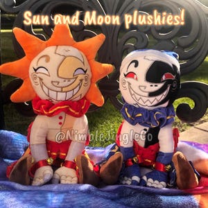 Sun and Moon Plushies! READY TO SHIP - Etsy
