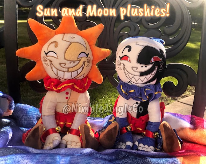 Sun and Moon Plushies! READY TO SHIP - Etsy