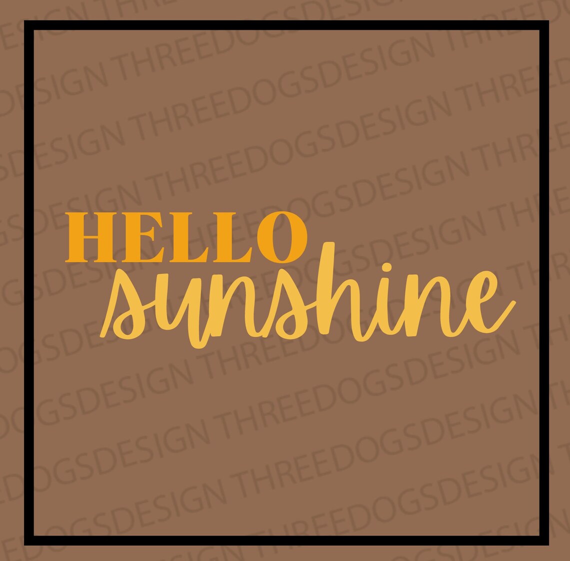 Hello Sunshine Instant Download SVG, PNG, JPEG Sunshine T-shirt Design ...