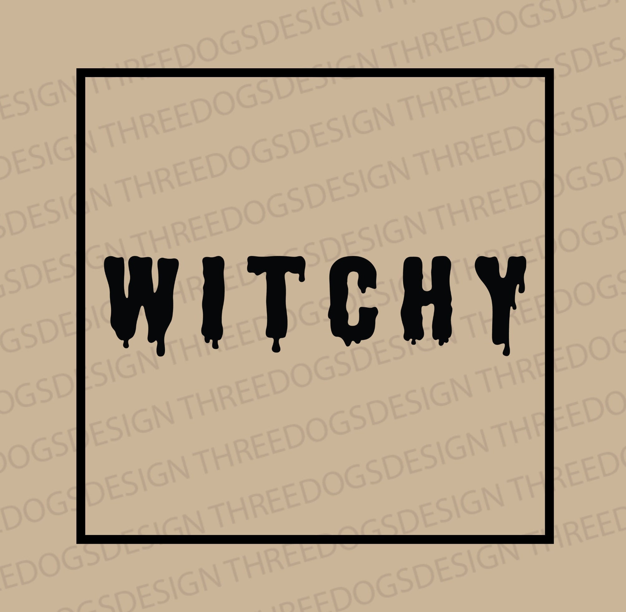 Varsity Witchy & Spooky Drip Font Bundle - Instant Download - SVG, PNG ...