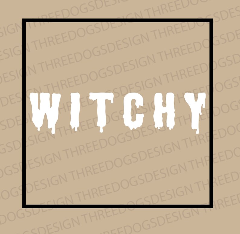 Varsity Witchy & Spooky Drip Font Bundle - Instant Download - SVG, PNG ...