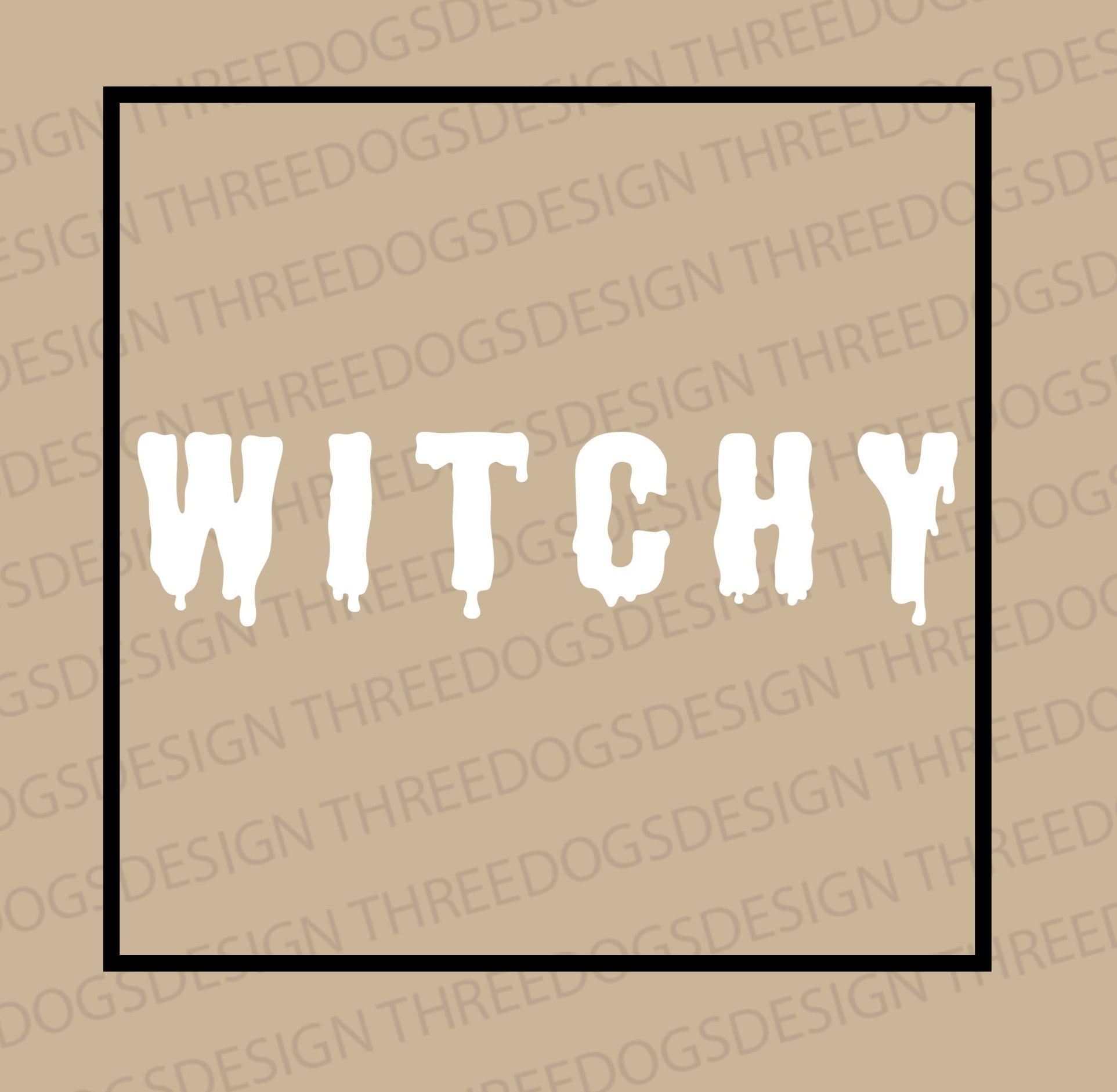 Varsity Witchy & Spooky Drip Font Bundle - Instant Download - SVG, PNG ...