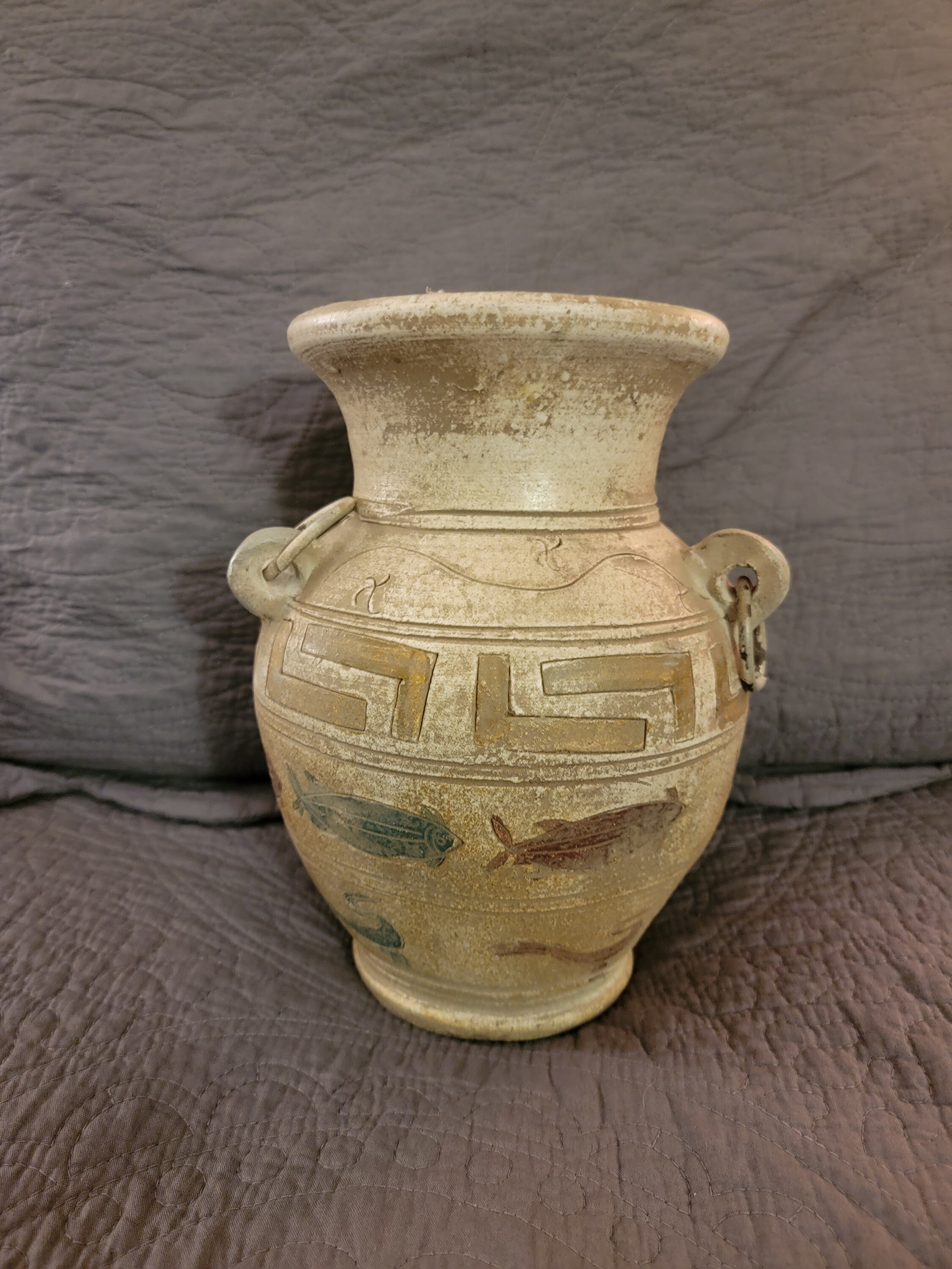 Mayan Style Clay Pot - Etsy