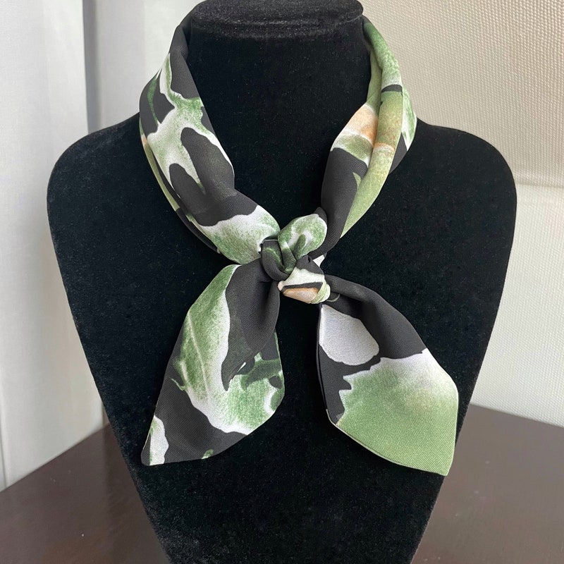 Chiffon Neck Scarf - Etsy