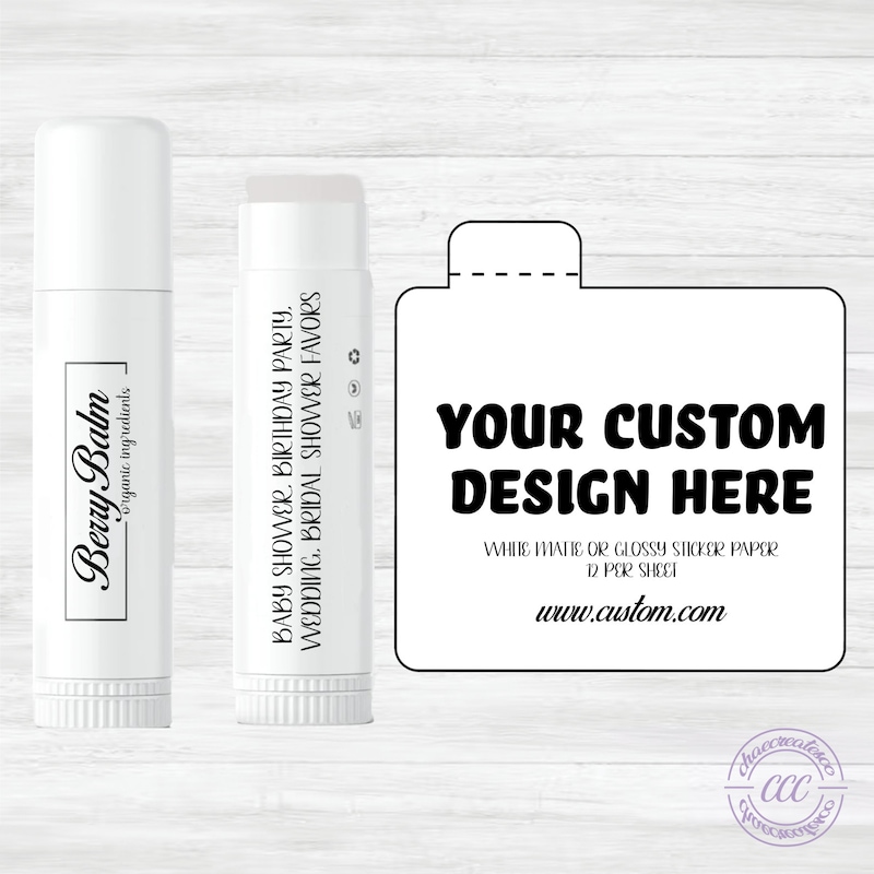 Chapstick Labels - Etsy