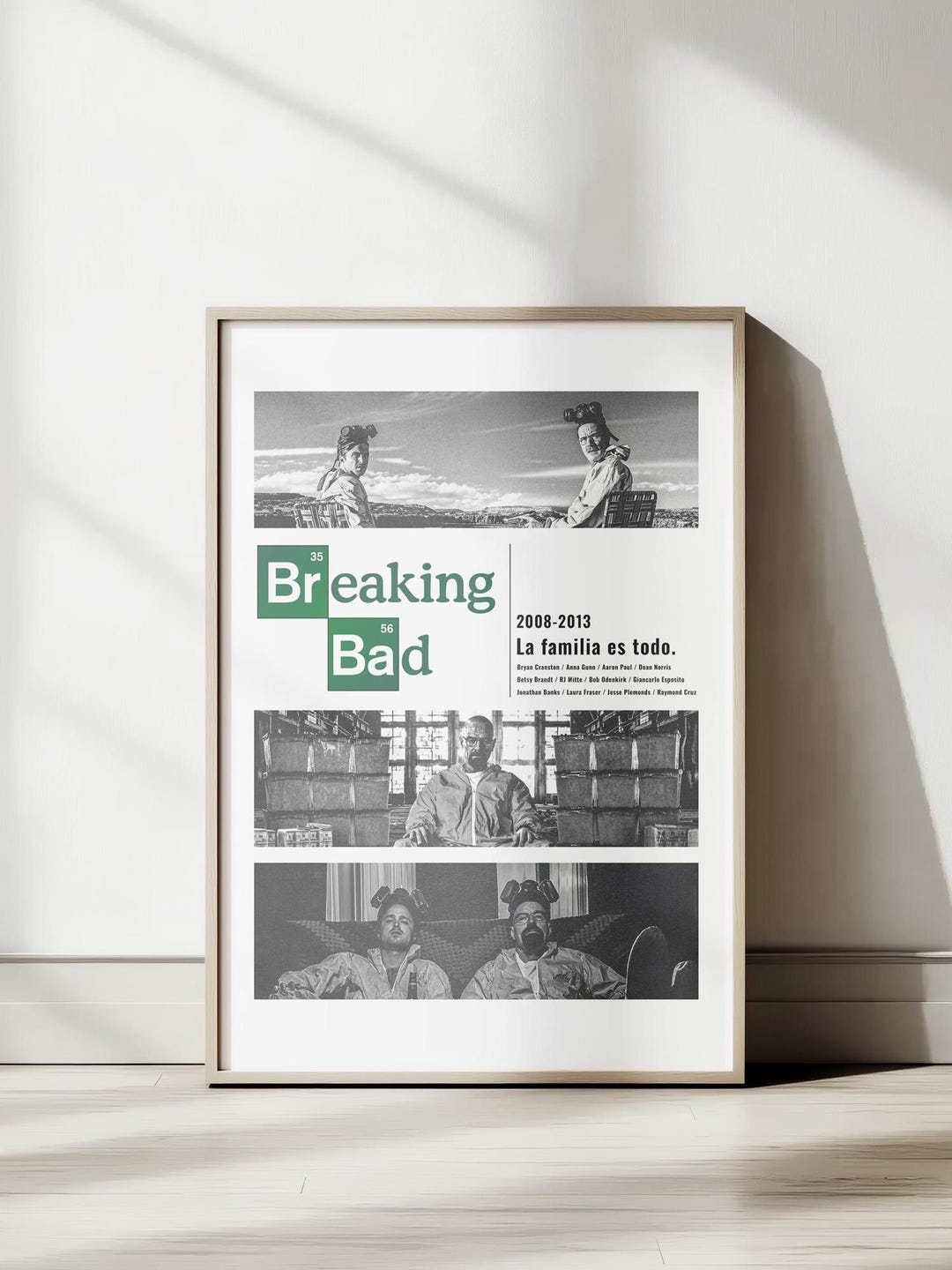 Breaking Bad Digital Poster - TV Show Wall Art, Walter White & Jesse ...