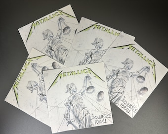 Metallica and Justice for All Vinyl - Etsy