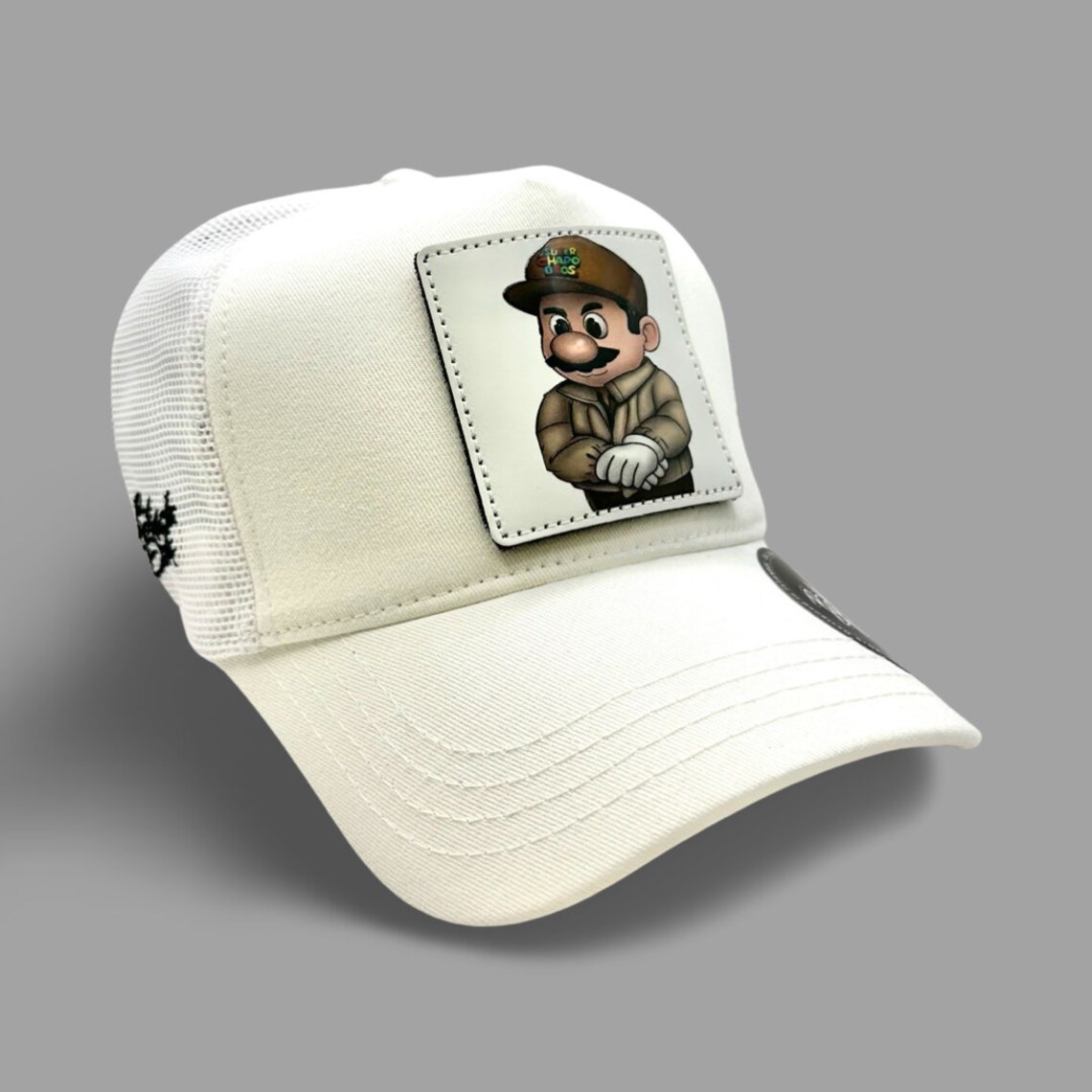 El Chapo Super Mario Trucker Hat With Removable Velcro Patch - Etsy