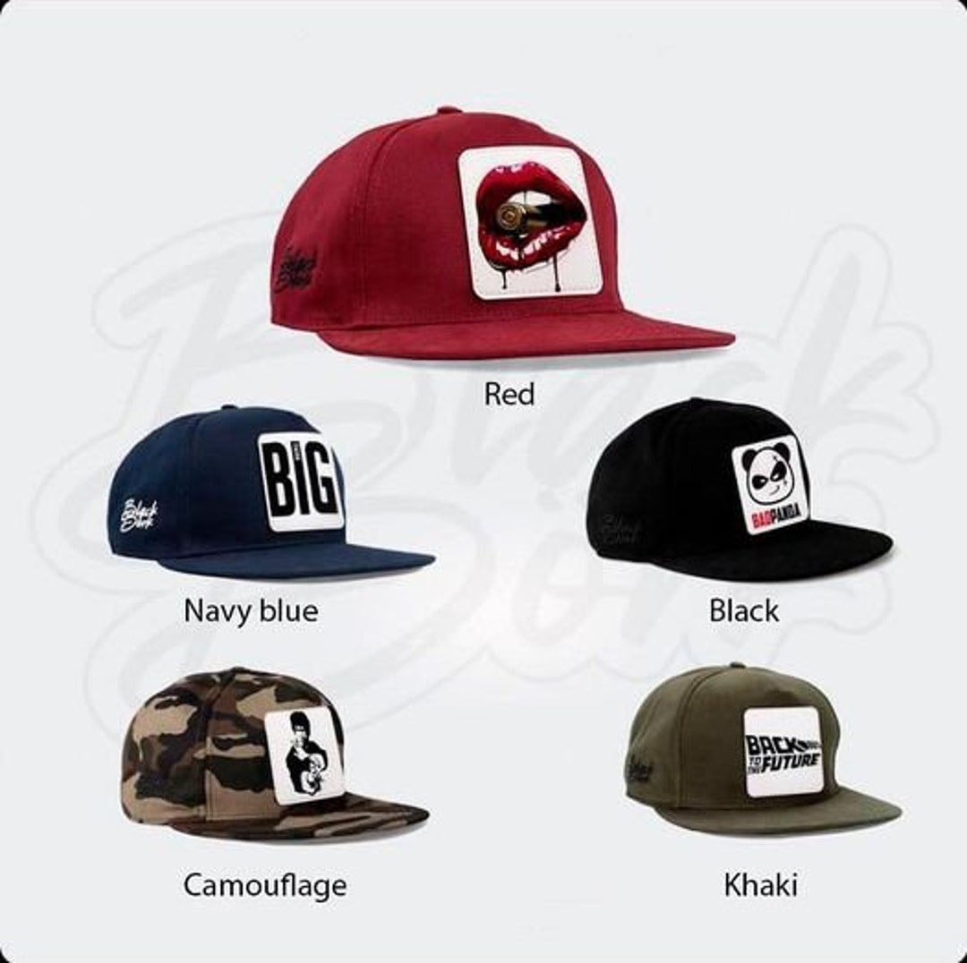 Baseball Style Snapback Hook and Loop Velcro Style Removable Patch Hat ...