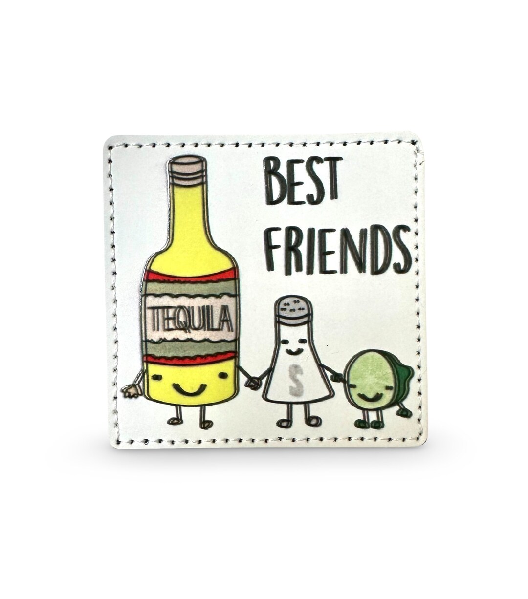 Tequila Best Friends Salt and Lime Patch for Removable Velcro Style Hat Patches for Men or Women ...