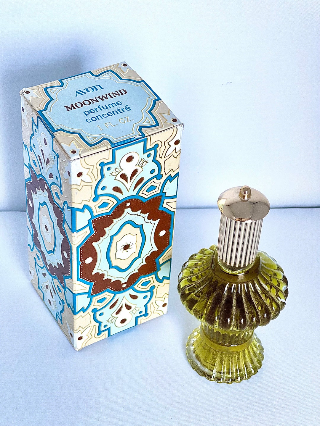 AVON Vintage Collectible Moonwind Perfume Concentre Bottle - Etsy