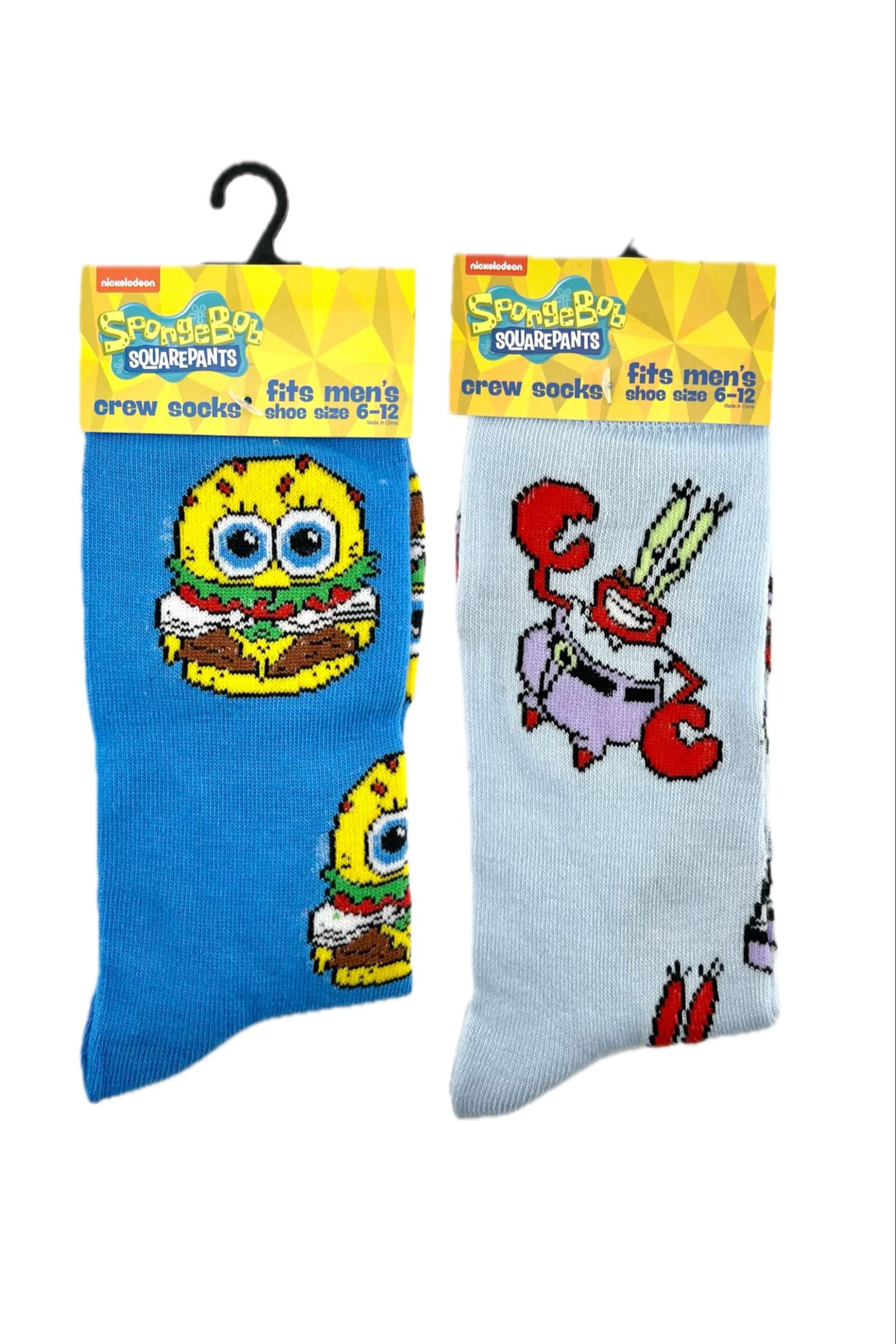 Novelty Crew Socks for Adults Fun Cartoon Movie & Retro Theme Designs ...