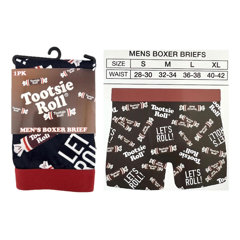 NEW! Men’s Novelty Boxer Briefs Fun Candy & Cartoon Print Underwear ...