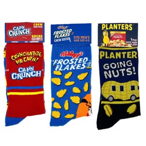 NEW Odd Sox Candy Themed Crew Socks Fun Crazy Colorful Novelty Socks ...