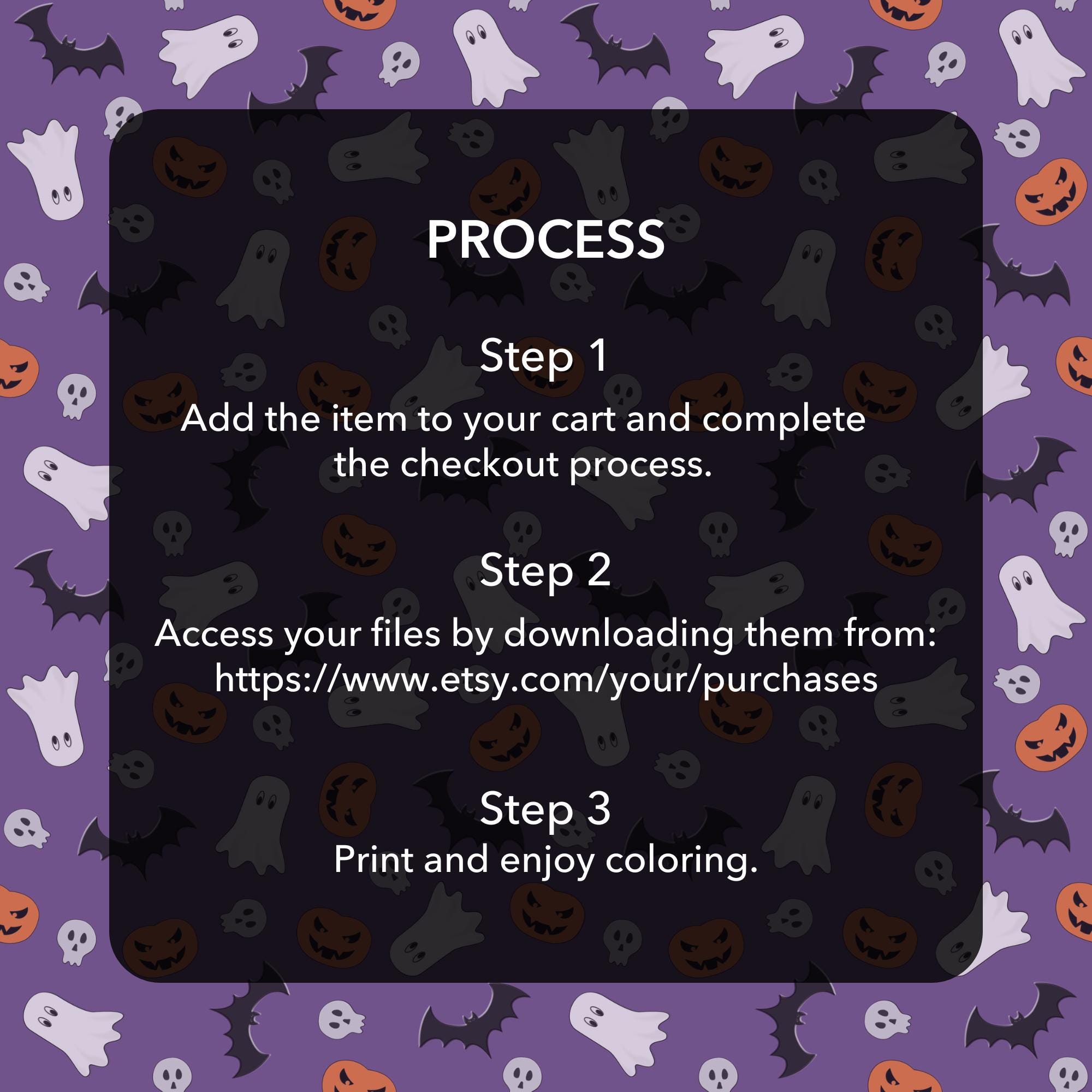 Halloween Coloring Pages, Kids Halloween Coloring, Spooky Coloring Book ...