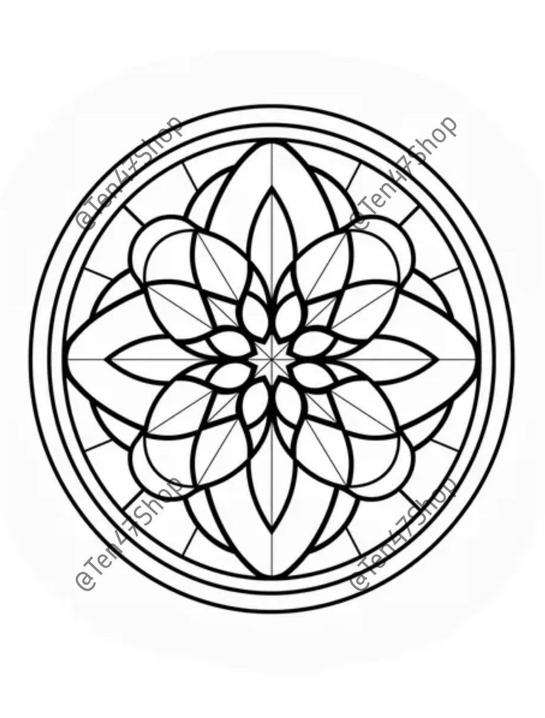 Floral Mandalas Coloring Pages, Mandalas, Print From Home Coloring ...