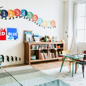 Set of Educational Posters, 17 Home School Printables, Playroom Prints ...