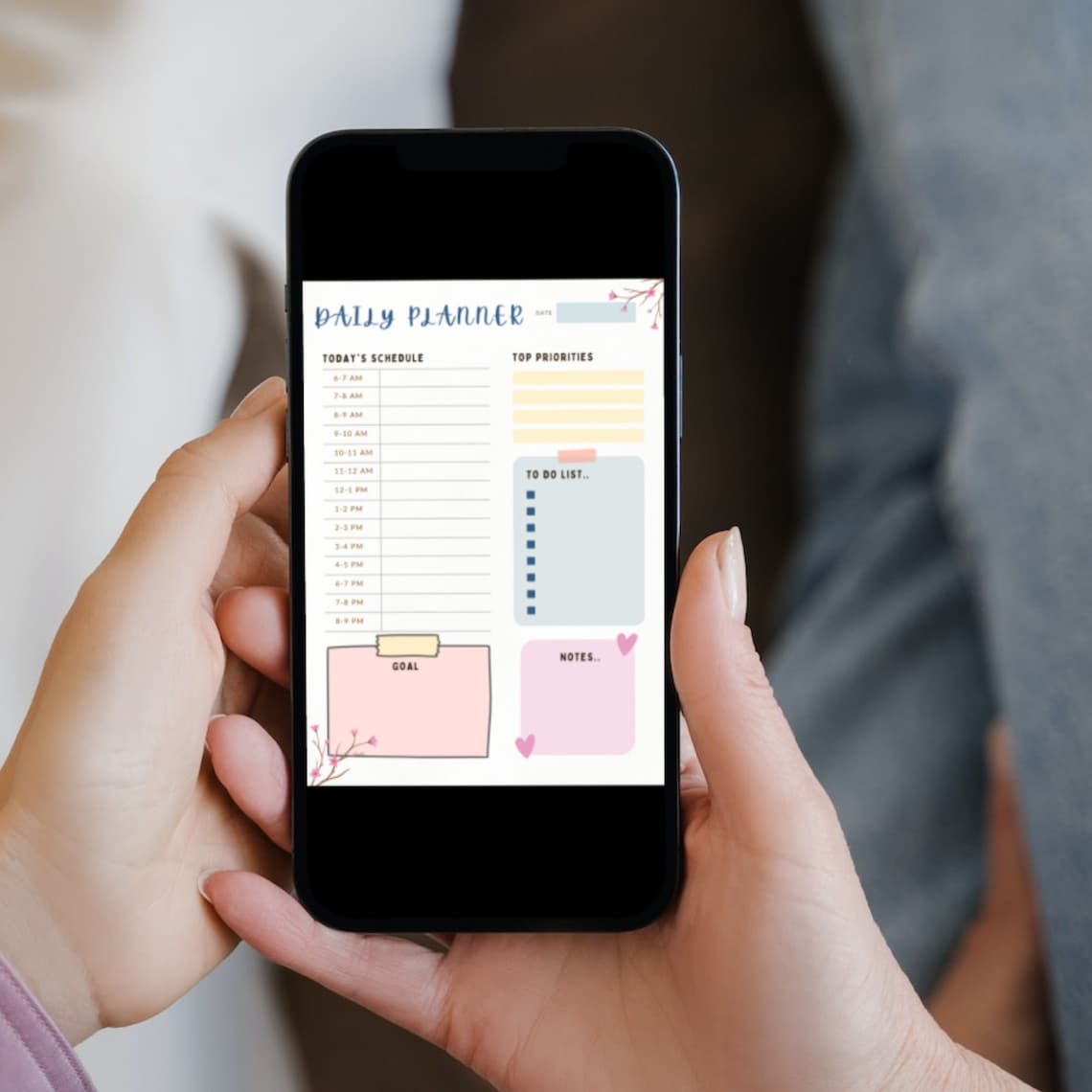 Simple Daily Planner Printable Daily Planner Daily Planner Printable to ...