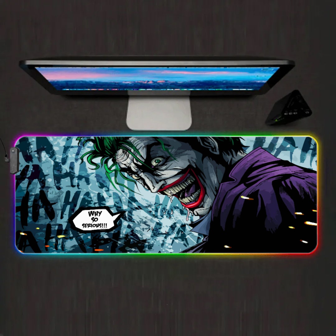 The Joker Mouse Pad Serious Delusions XXL - Etsy UK
