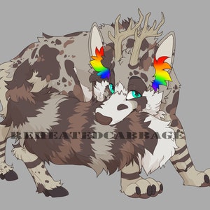 Custom fullbody Commission Digital Furry/feral Art - Etsy