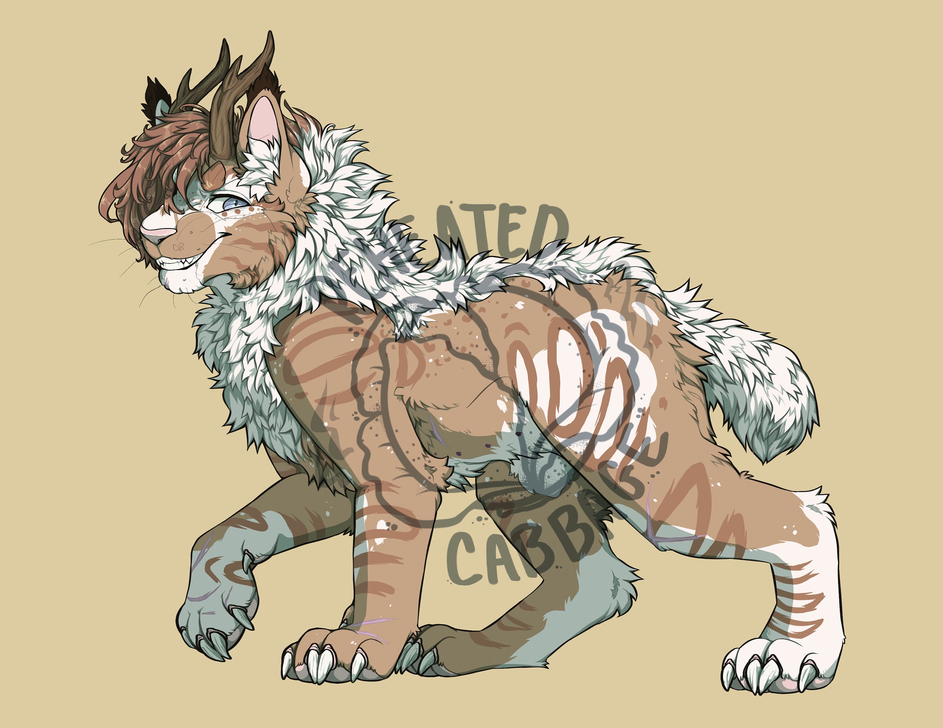 Custom fullbody Commission Digital Furry/feral Art - Etsy