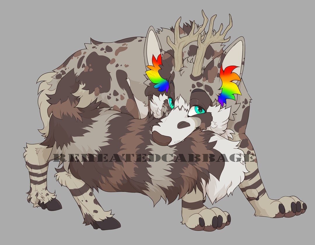 Custom fullbody Commission Digital Furry/feral Art - Etsy