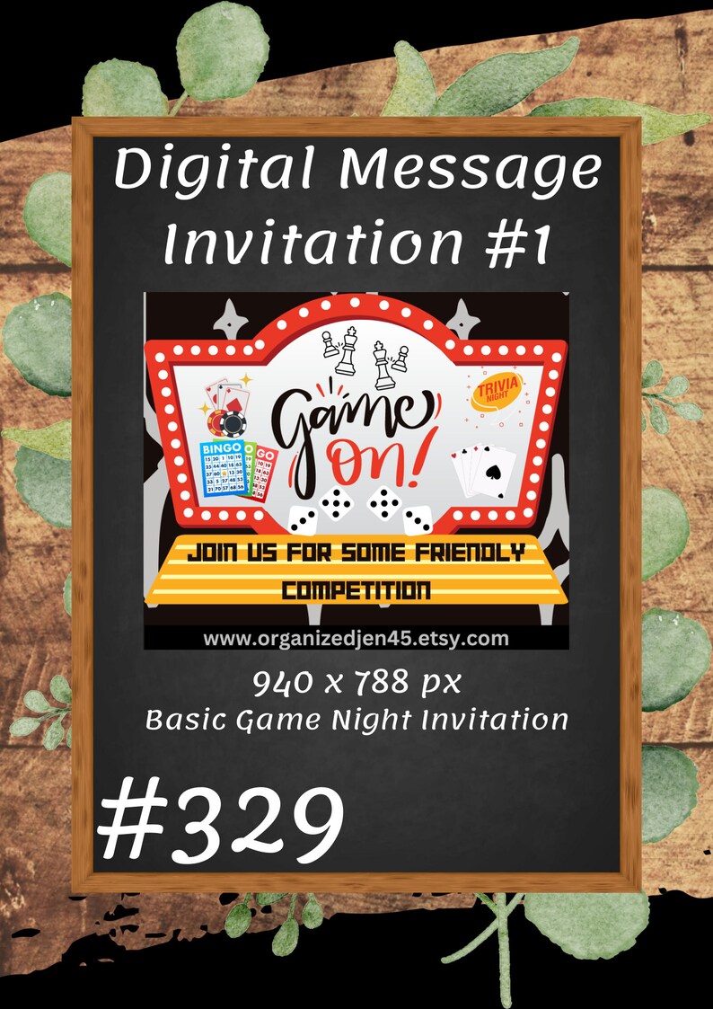 Digital Messages Invitations game Night 940 X 788 Pixels px PNG Digital ...