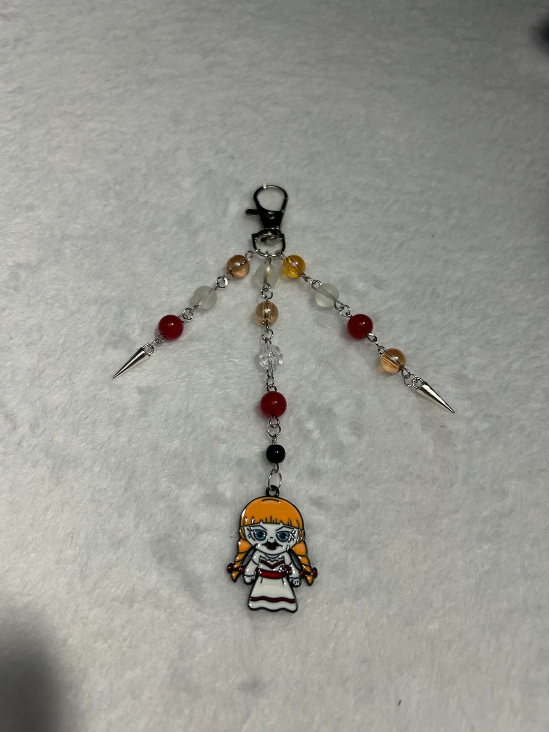 Annabelle Doll Keychain - Etsy