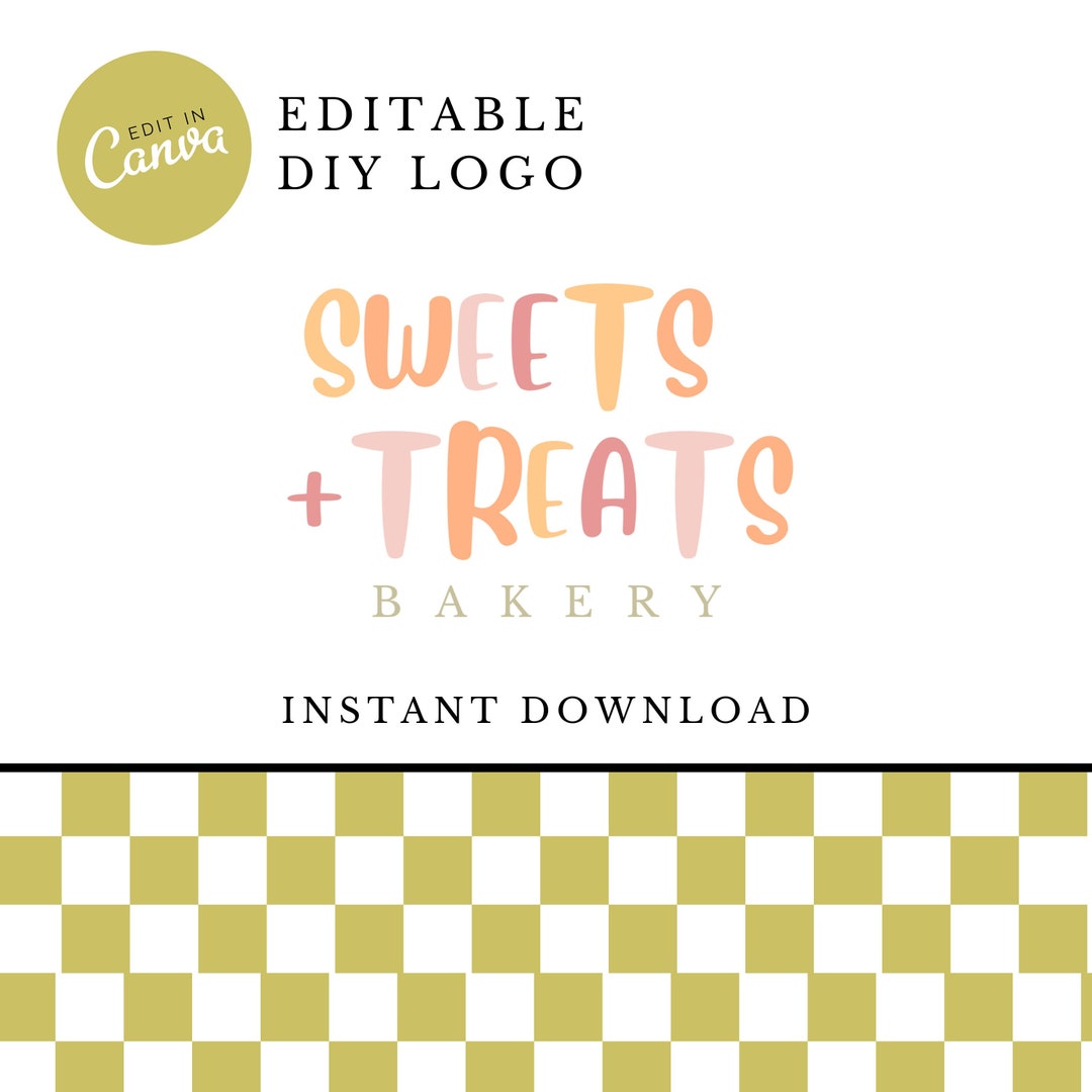 Bakery Logo Premade Logo DIY Logo Business Logo Cookie Logo Small ...