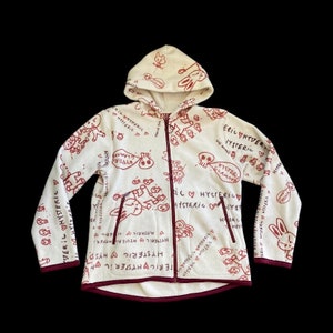 Hysteric Glamour Skull Bunny Hoodie - Etsy