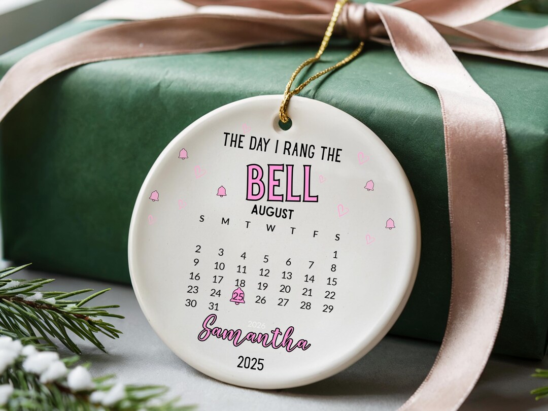 Personalized Breast Cancer Survivor Ornament: Ring the Bell Keepsake - Etsy