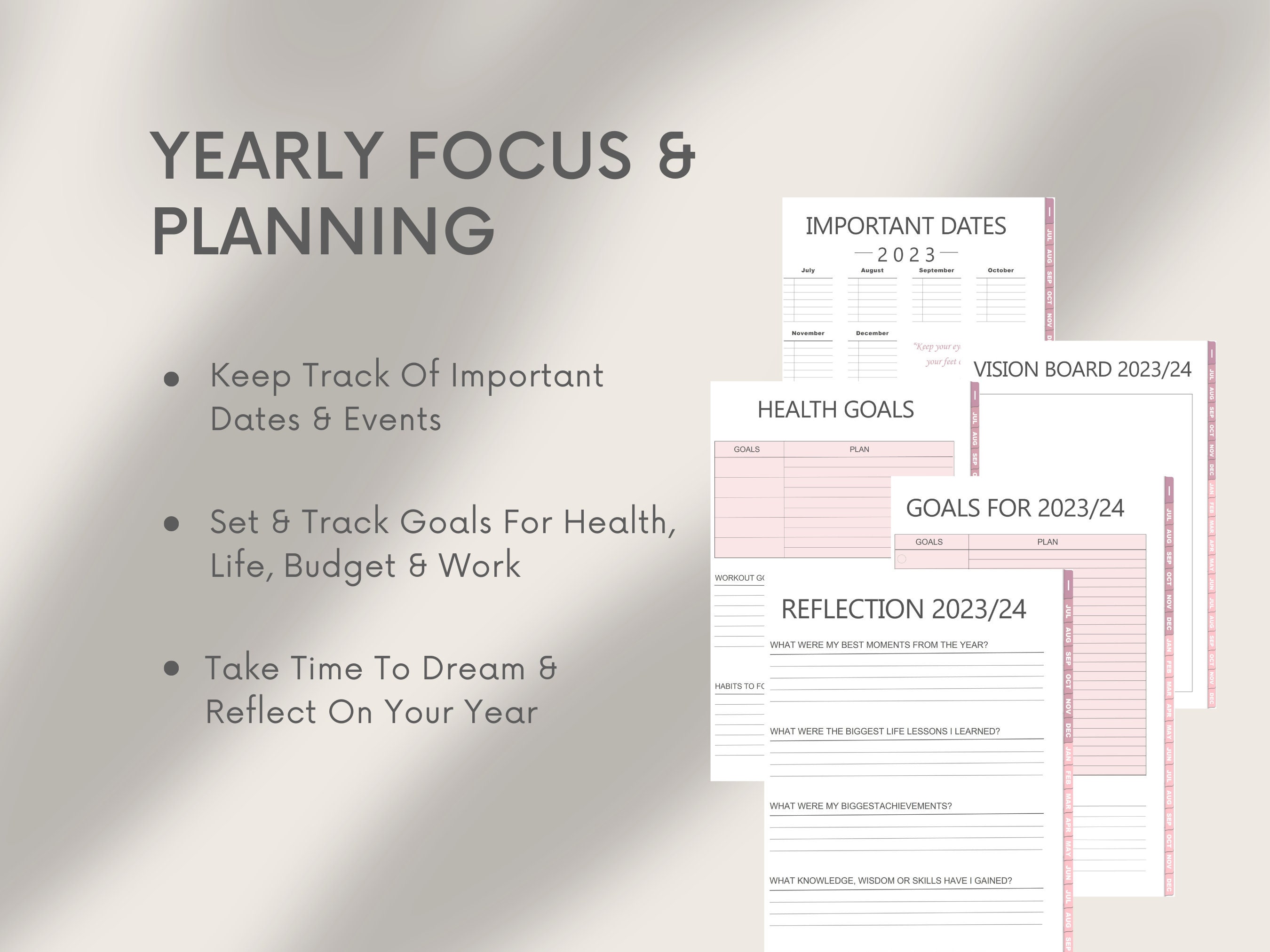 18 Month Digital Planner July 2023 - December 2024 - Etsy
