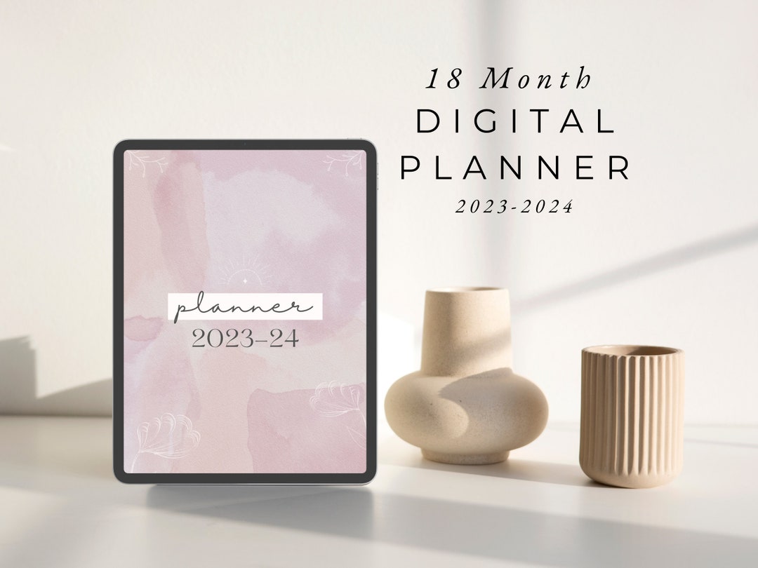 18 Month Digital Planner July 2023 - December 2024 - Etsy
