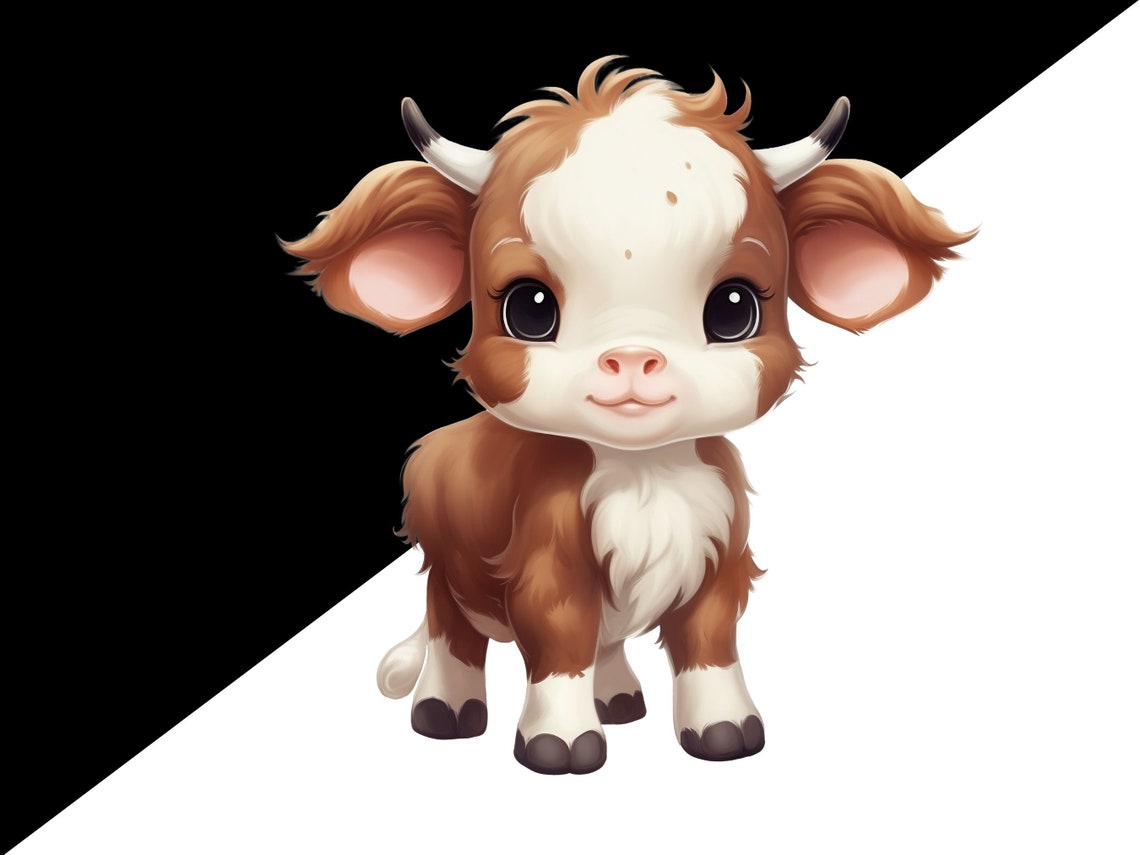 Cute Farm Animals Clipart Bundle Farm Animals PNG Farm Nursery Decor ...