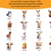 Cute Farm Animals Clipart Bundle Farm Animals PNG Farm Nursery Decor ...