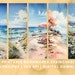 20 Beach Watercolor Printable Bookmarks, Summer Clipart Bookmarks Set ...