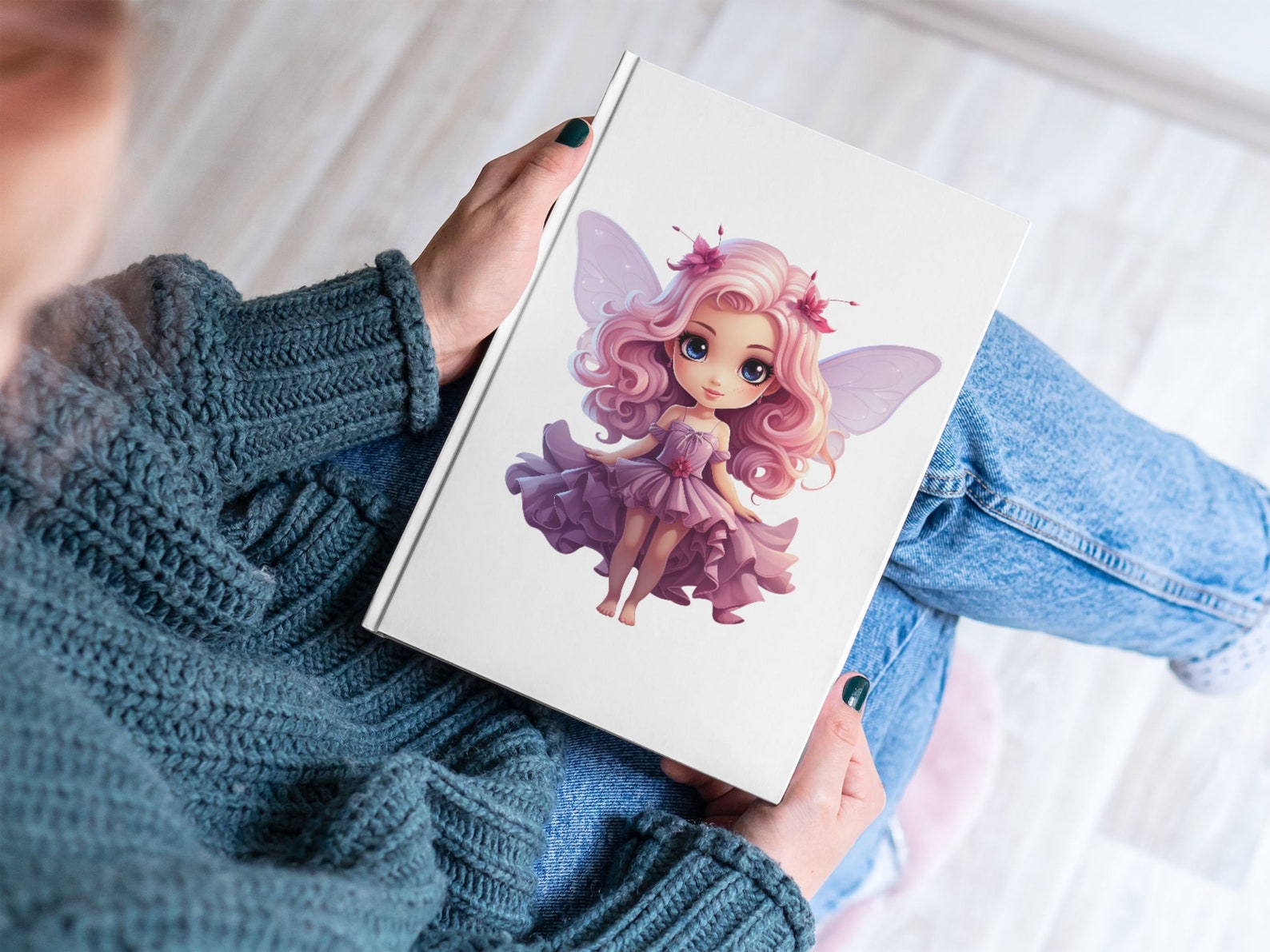 Magical Fairy Clipart Bundle, Fantasy Art, Fairies With Wings for ...