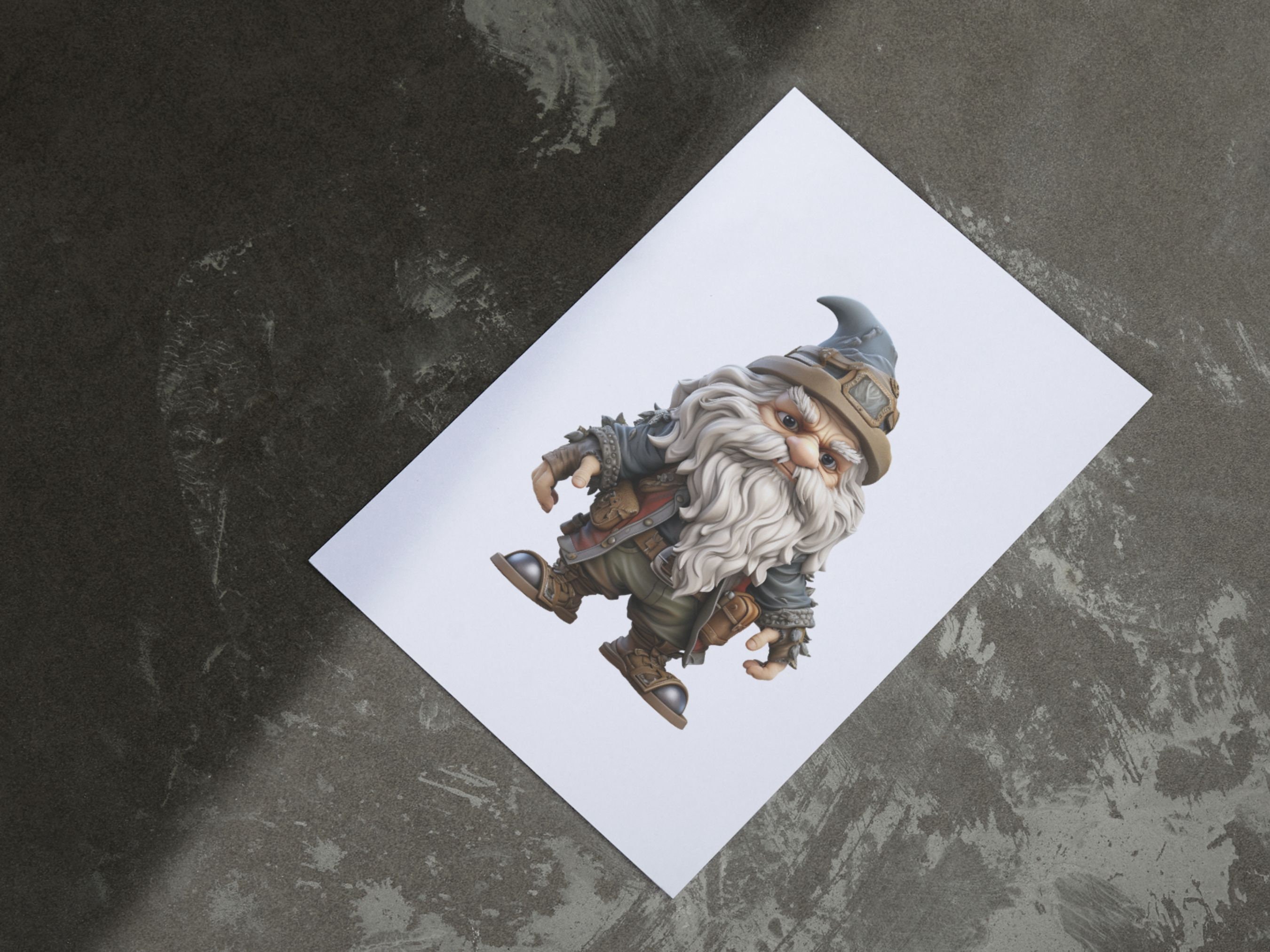 Realistic Fantasy Gnome Clipart Bundle PNG, Whimsical Garden Gnomes for ...