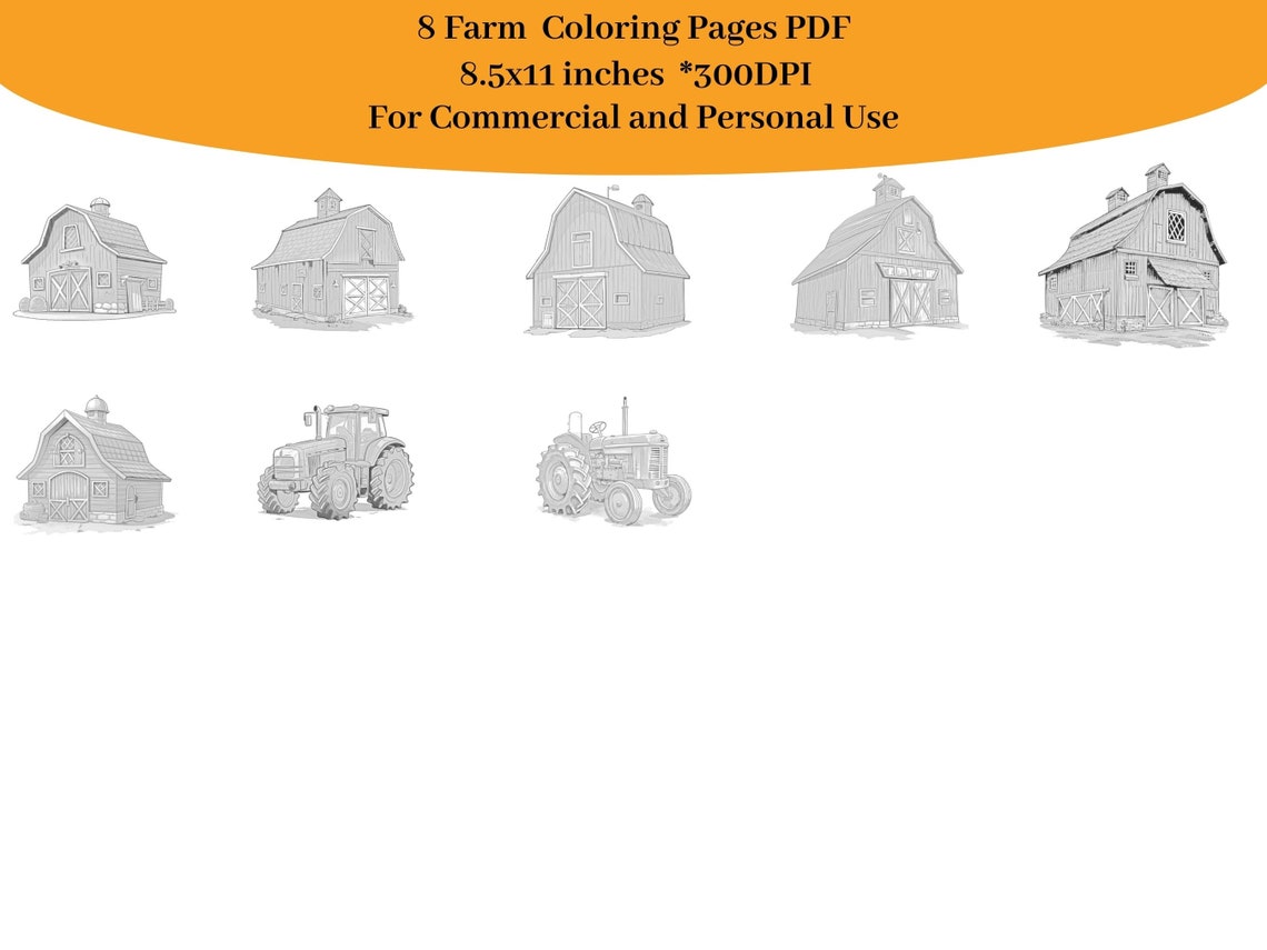 Cute Farm Animals Clipart Bundle Farm Animals PNG Farm Nursery Decor ...