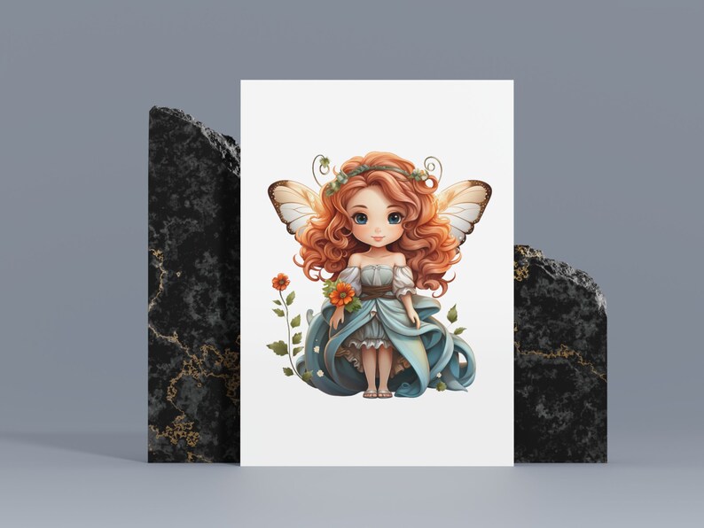 Magical Fairy Clipart Bundle, Fantasy Art, Fairies With Wings for ...