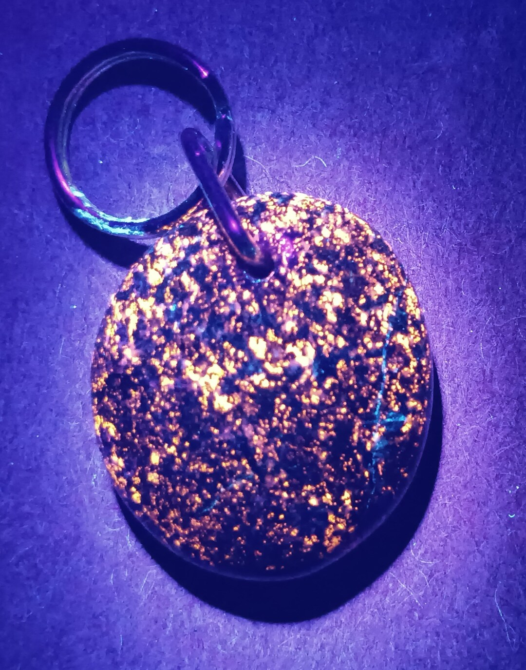 Fluorescent Sodalite Pendant/keychain 11.5 Grams yooperstone emberlite ...