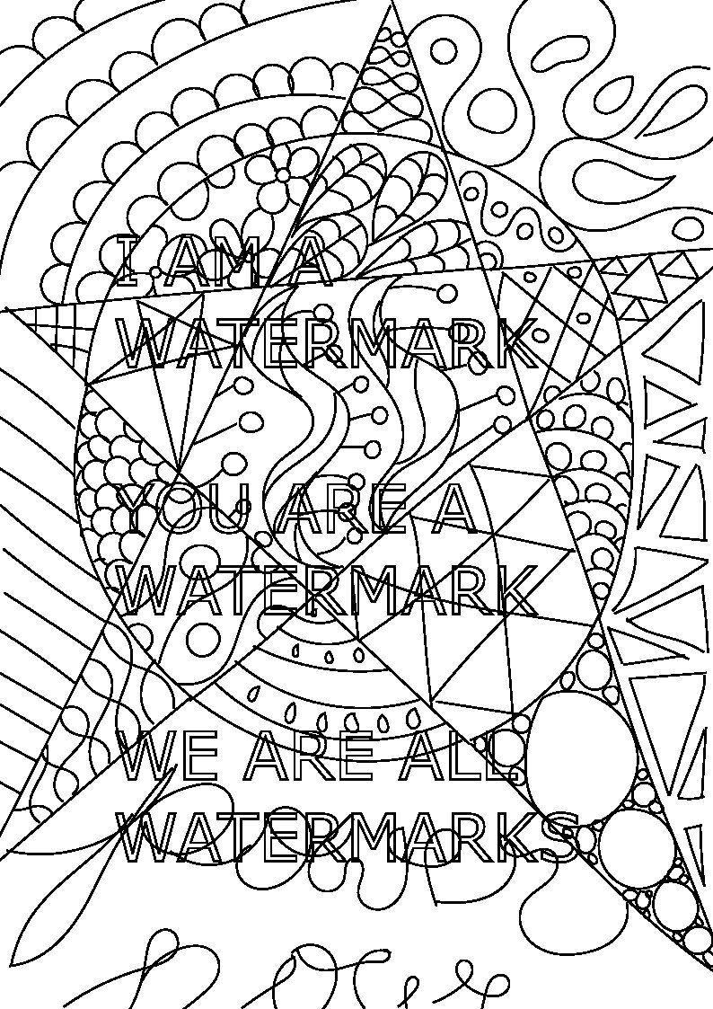 Pentagram Adult Coloring Page - Etsy