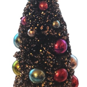 Vintage 1950s Christmas Original Tree With Mercury Glass Christmas ...