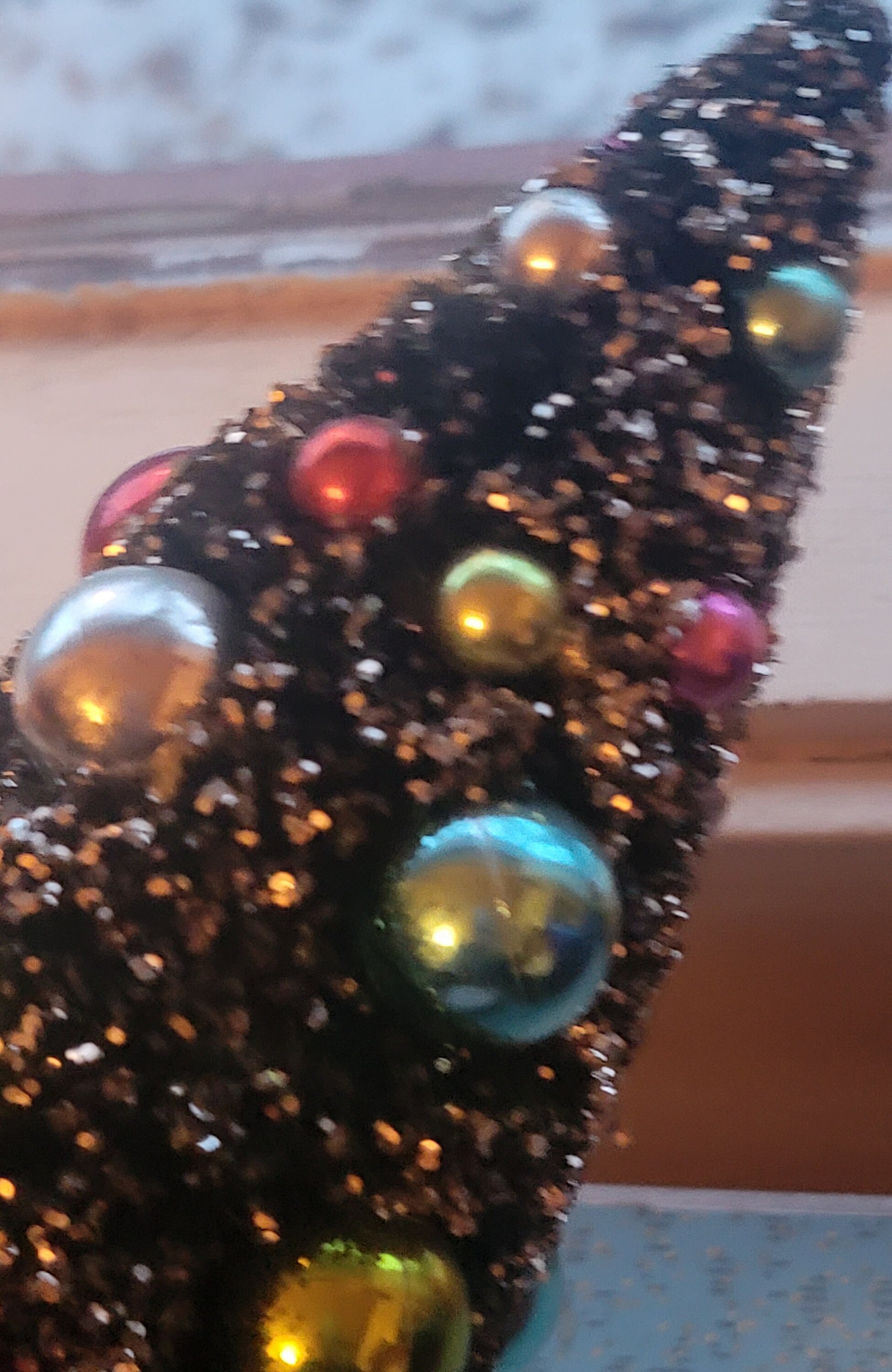 Vintage 1950s Christmas Original Tree With Mercury Glass Christmas ...