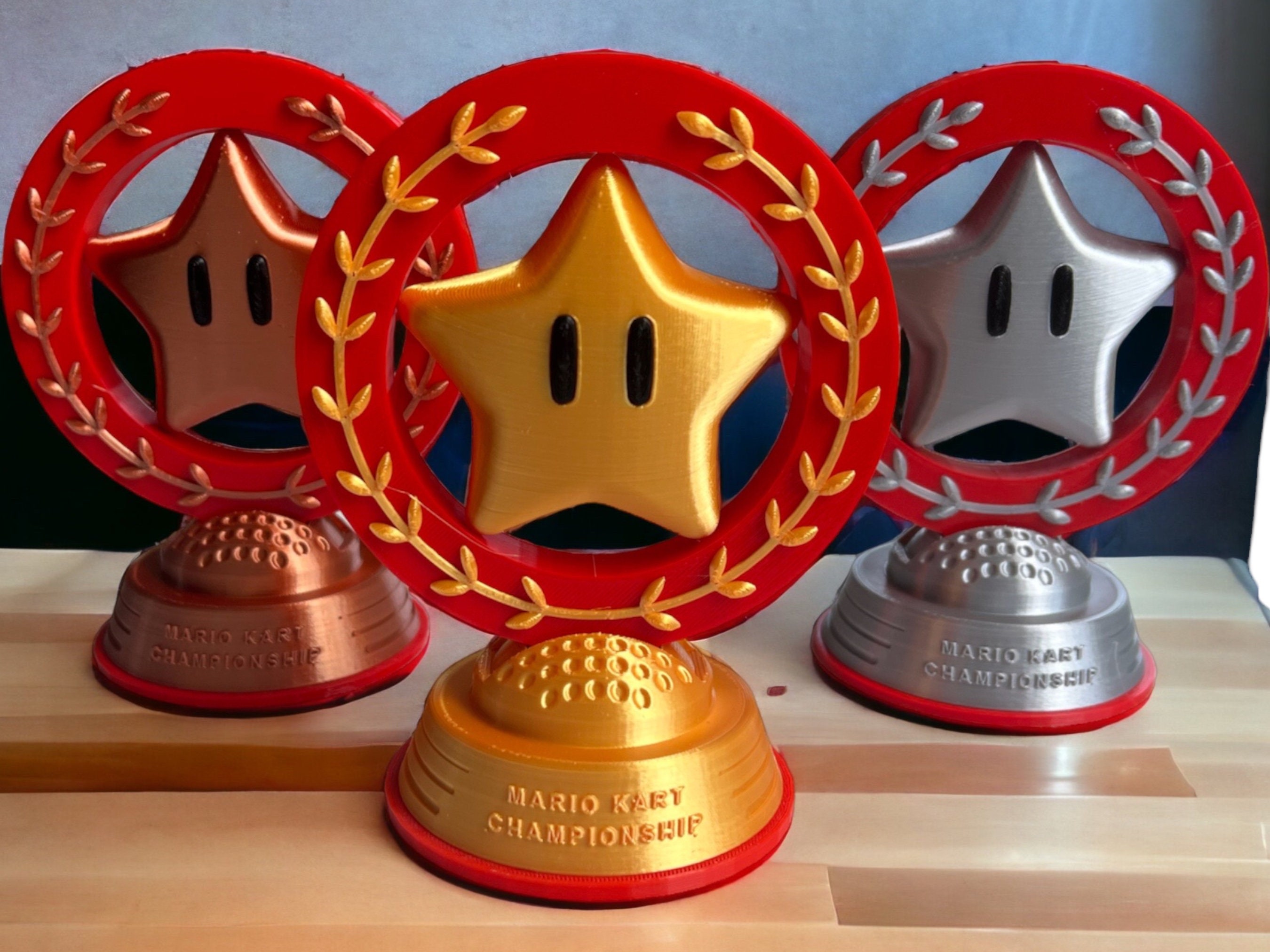 Mario Kart Trophies - Etsy UK