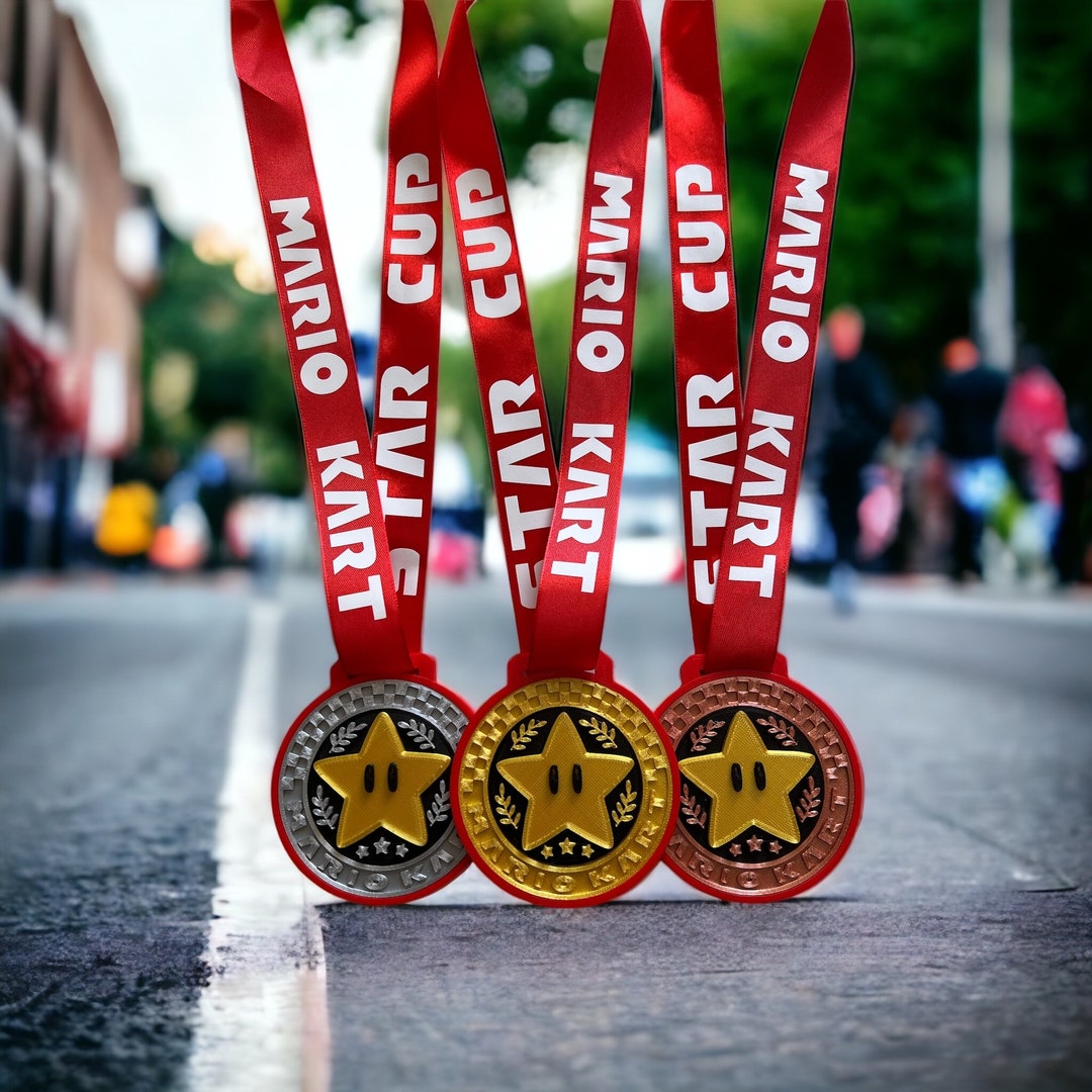 Mario Kart Medals - Etsy
