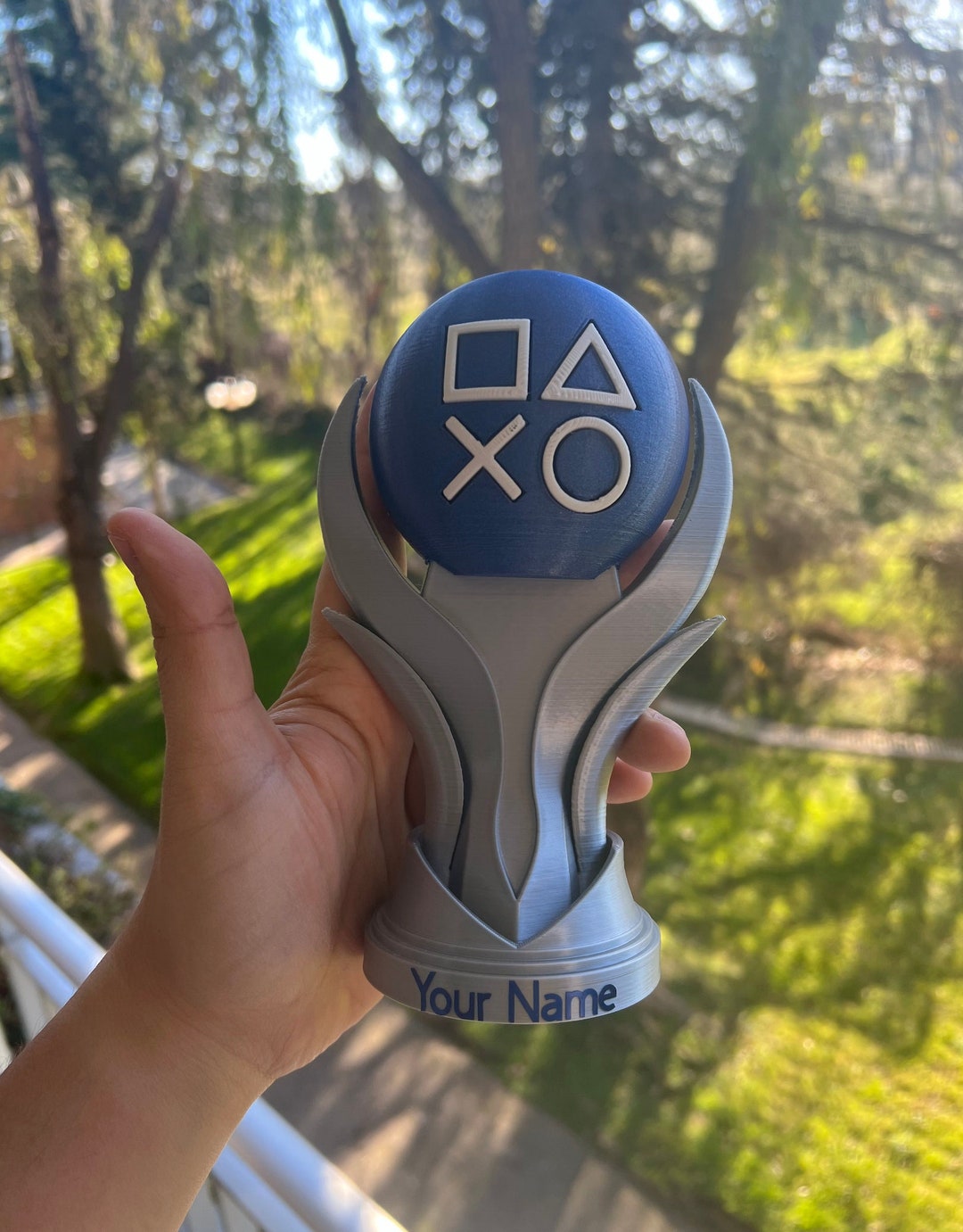 Personalized Playstation Platinum Trophy - Etsy